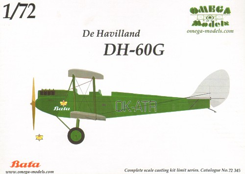 Omega Models 72345 de Havilland DH.60 G - Bata OK-ATR