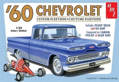 AMT/ERTL 1063 Chevy Custom Fleetside Pickup with Go Kart (1960)