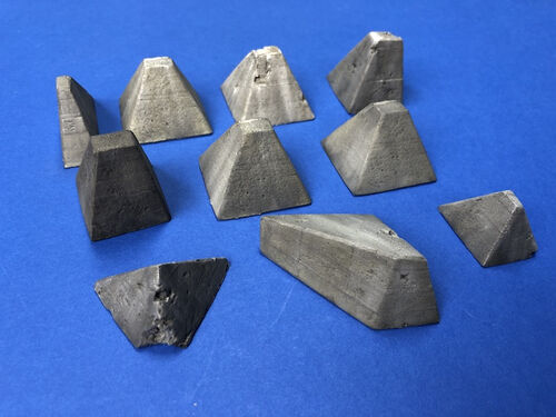 Squadron AA35011 Dragon's Teeth - Anti-Tank Obstacles and the set contains 10 different pieces.