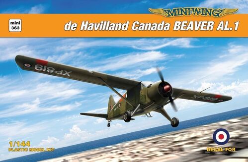 Miniwing 363 de Havilland Canada Beaver AL.1 - British Army Air Corps (1 kit boxed, 2 decal versions)