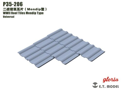 ET Model P35-206 Roof WWII Tiles Mendip Type