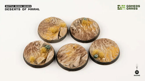 GamersGrass GGB-DR40 Deserts Of Maahl Round 40mm (x5)