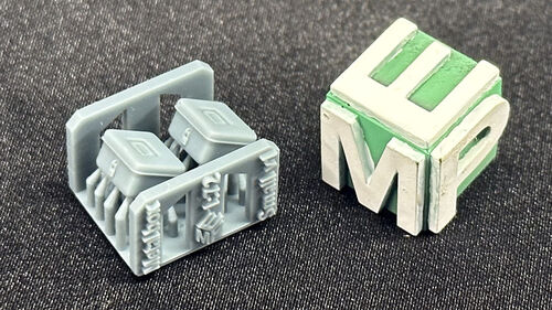EMP3D 72090144 Pojemniki Metalowe - Małe Typ 1 - 2 Sztuki