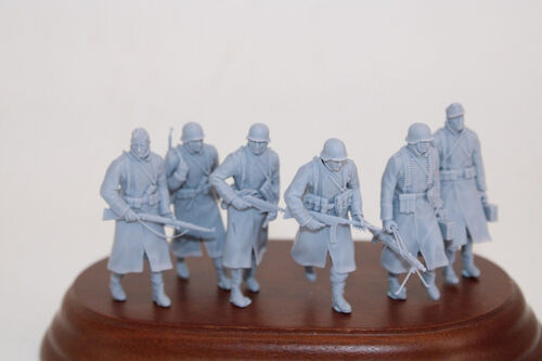 Peddinghaus-Decals 87F041 German Soldiers Walking In Winter Coat (6 Figures)