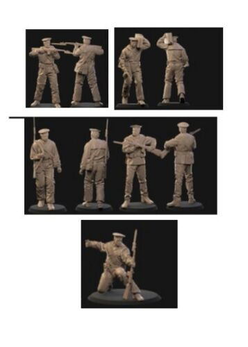 Peddinghaus-Decals 87F031 Russian Soldiers No. 1 - Marine Infantry
