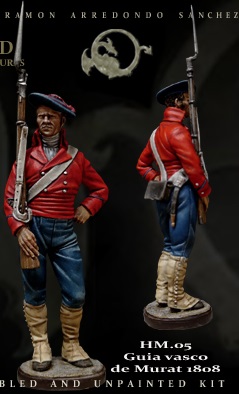 El Viejo Dragon HM05 Murat's Basque Guard Soldier - The Imperial Army In Spain 1808