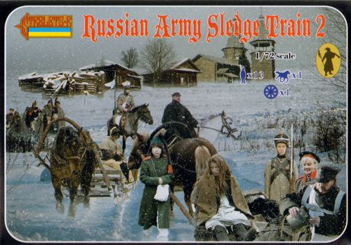 Strelets-R 13672 Russian Army Sledge Train - Set no.2 (Napoleonic Wars)