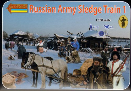 Strelets-R 13572 Russian Army Sledge Train - Set no.1 (Napoleonic Wars)