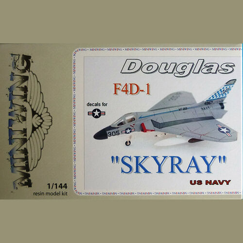 Miniwing 076 Douglas F4D-1 Skyray US Navy markings (1 resin kit - 2 decals versions)
