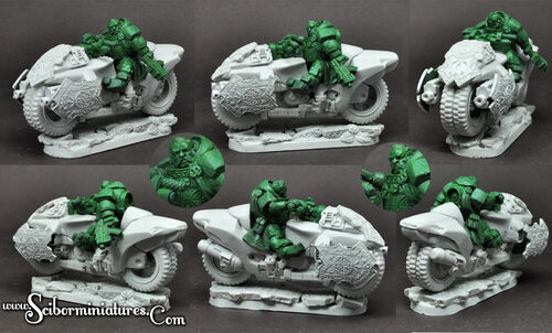 Scibor Monstrous Miniatures 28SF0226 SF Dwarven Motorcycle