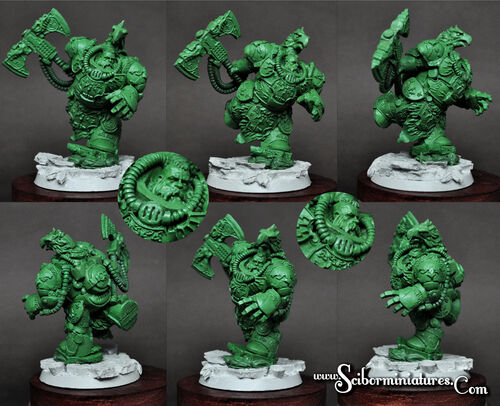 Scibor Monstrous Miniatures 28SF0223 SF Dwarf Lord Cruiser Suit #3