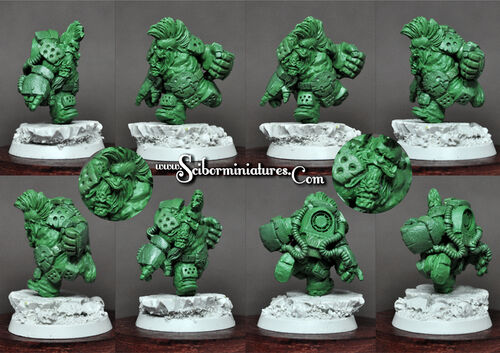 Scibor Monstrous Miniatures 28SF0224 SF Dwarf Wild Chieftain #5