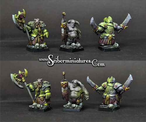 Scibor Monstrous Miniatures 28MA0106 Evil Dwarves Lords - Set 2