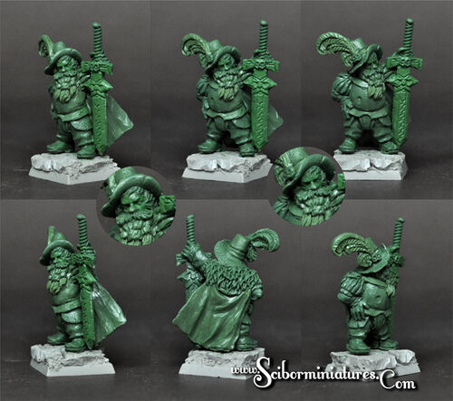 Scibor Monstrous Miniatures 28FM0655 Dwarf Landsknecht