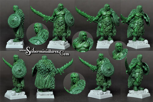 Scibor Monstrous Miniatures 28FM0651 Barbarian Lord #16