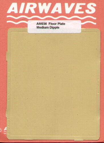Airwaves M036 Floor Plate, Medium dimple pattern