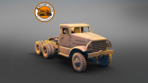 IDAP Technology PMI203.2A White 666 tractor truck hard top