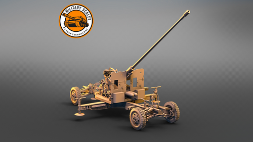IDAP Technology PMI165.2A Russian cannon S-60 elevated