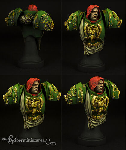 Scibor Monstrous Miniatures BUST0008 SF Angel Knight Bust