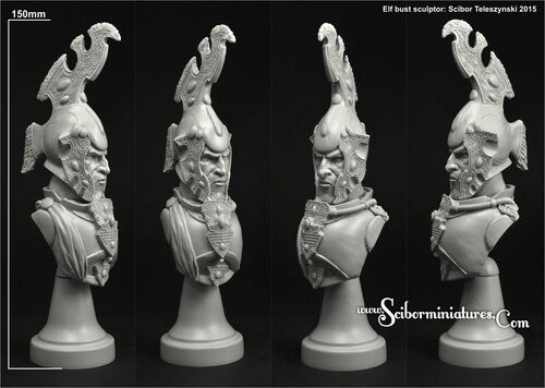 Scibor Monstrous Miniatures BUST0016 Elf Bust