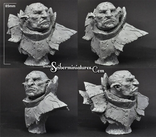 Scibor Monstrous Miniatures BUST0024 Orc Chief Bust