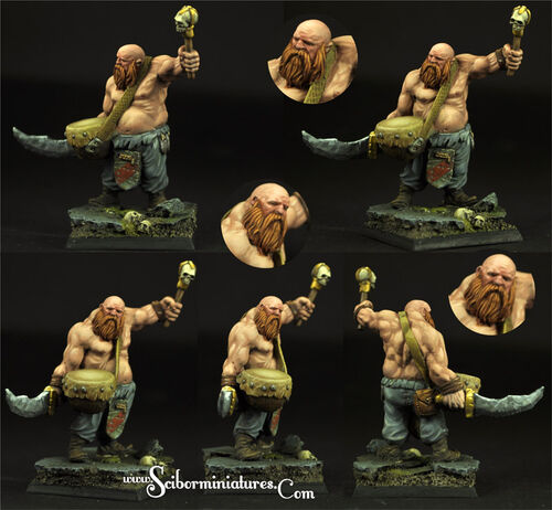Scibor Monstrous Miniatures OGSE0021 Ogre Drummer