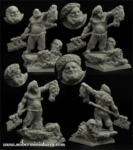 Scibor Monstrous Miniatures OGSL0008 Ogre Cossack Dmytro