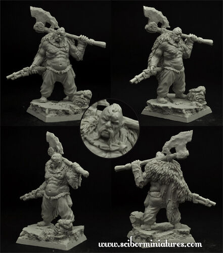 Scibor Monstrous Miniatures OGSL0009 Ogre Cossack Hryhorij