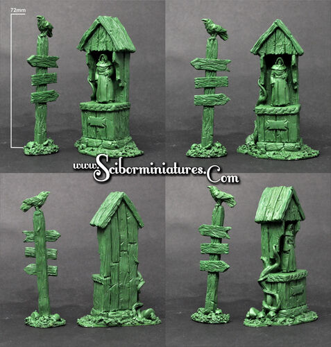 Scibor Monstrous Miniatures OM0001 Objective markers Shrime (2 pcs)