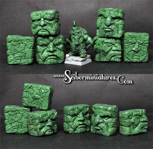 Scibor Monstrous Miniatures OM0003 Objective markers Dwarven Stones (6 pcs)