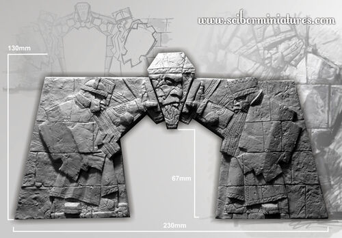 Scibor Monstrous Miniatures TEDR0009 Dwarven Gate Terrain