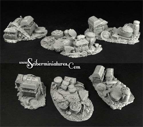 Scibor Monstrous Miniatures TEDR0014 Dwarven Ruins Terrain #4 (3 pcs)