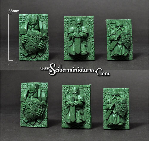 Scibor Monstrous Miniatures TEDW0021 Dwarven Tombstones (3 pcs)