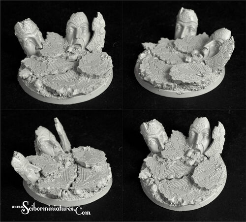 Scibor Monstrous Miniatures BREL0116 SF Elven 60 mm round base