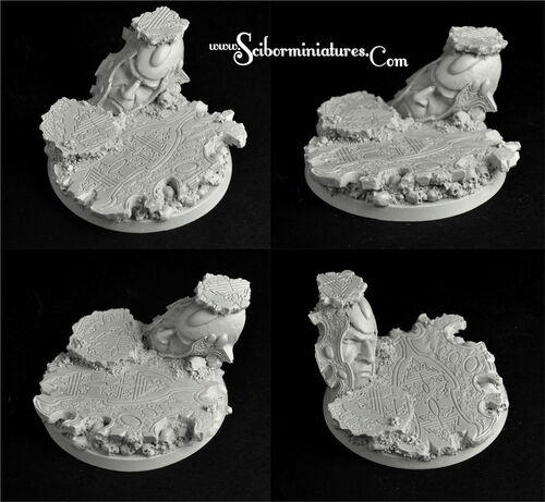 Scibor Monstrous Miniatures BREL0146 SF Elven 60 mm round base #2