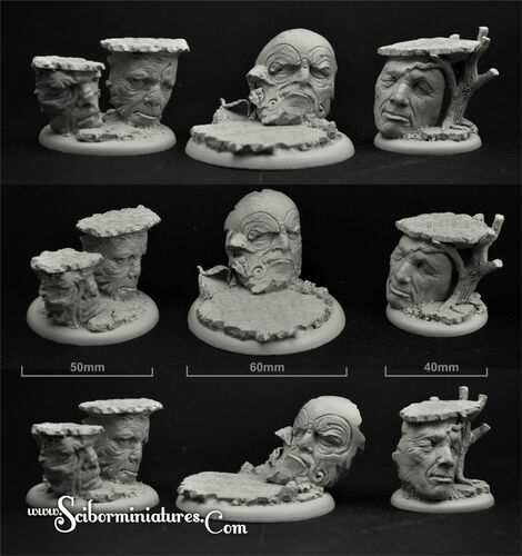 Scibor Monstrous Miniatures BREP0132 Epic Bases set - Round Edge (3 pcs)