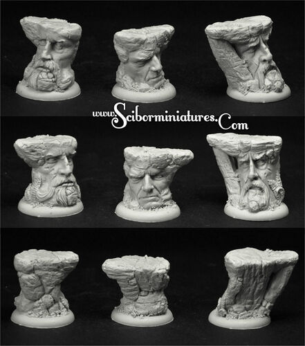 Scibor Monstrous Miniatures BREP0143 Epic Bases set 30mm Round Edge (3 pcs)