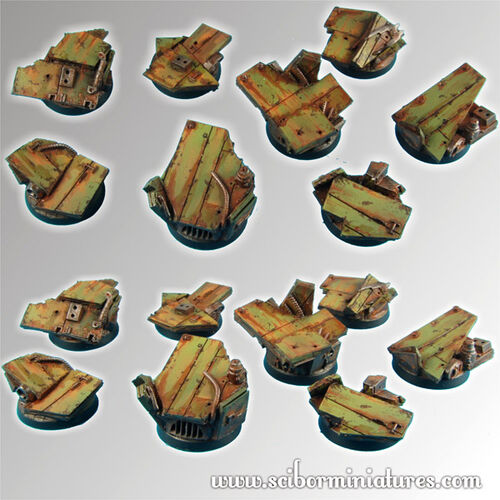 Scibor Monstrous Miniatures BRPL0107 Platforms round bases 25mm set1 (5 pcs)