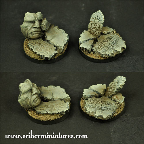 Scibor Monstrous Miniatures BRRN0128 Roman 40mm round bases #2 (2 pcs)