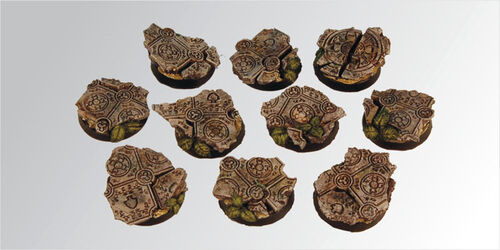 Scibor Monstrous Miniatures BRRU0011 Ruins 25 mm round bases (5 pcs)
