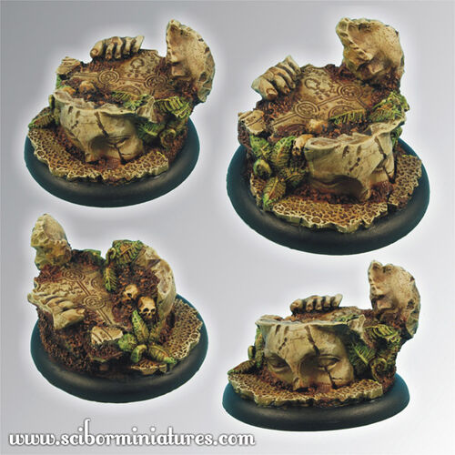 Scibor Monstrous Miniatures BRRU0056 Ancient Ruins 50mm - Round Edge #1