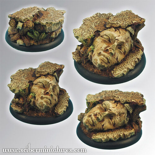 Scibor Monstrous Miniatures BRRU0058 Ancient Ruins 50mm - Round Edge #3