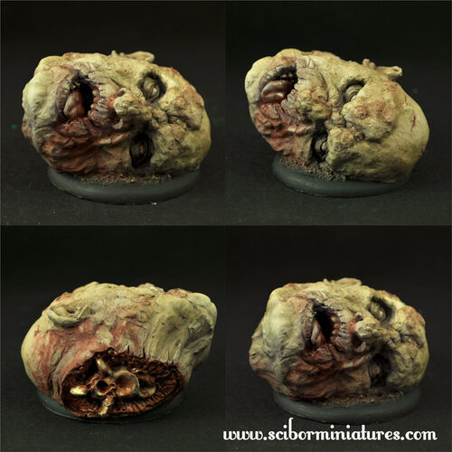 Scibor Monstrous Miniatures BRRU0131 Giant Head 50mm - Round Edge