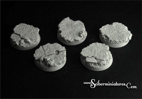 Scibor Monstrous Miniatures BRRU0148 Ruins 32 mm round bases (5 pcs)