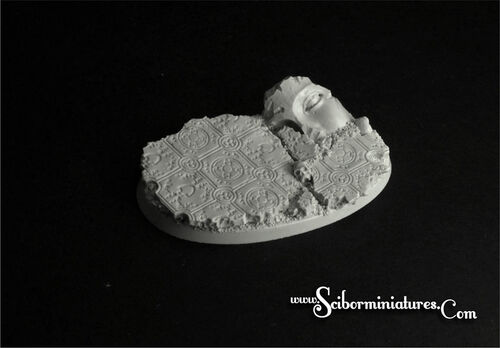 Scibor Monstrous Miniatures BRRU0151 Ruins 75x42mm round base