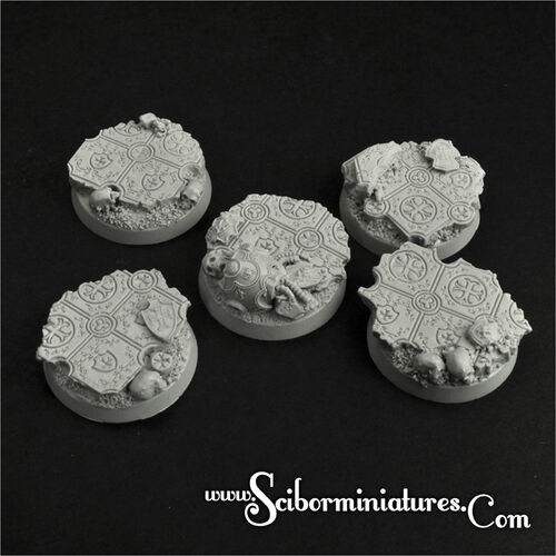 Scibor Monstrous Miniatures BRRU0153 Templar Ruins 32 mm round bases (5 pcs)