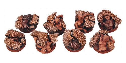 Scibor Monstrous Miniatures BRSH0001 SF Shambles 25 mm round bases (5 pcs)