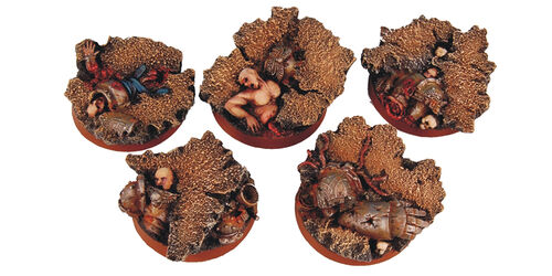Scibor Monstrous Miniatures BRSH0002 SF Shambles 40 mm round bases (2 pcs)