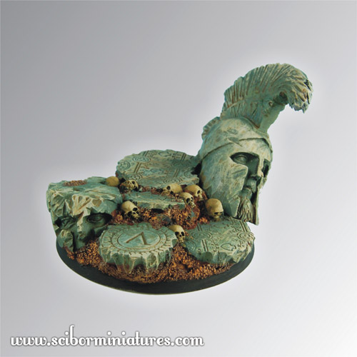 Scibor Monstrous Miniatures BRSP0064 Spartan Ruins 60 mm round base