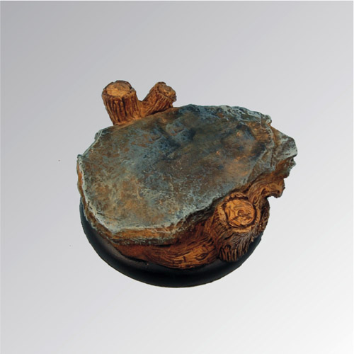 Scibor Monstrous Miniatures BRTR0016 50mm round Rock and trunks base